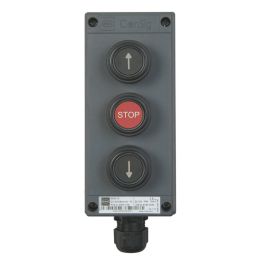 Ex 3-fold push-button OPEN/STOP/CLOSE, IP66, surface-mounted, for zone ...