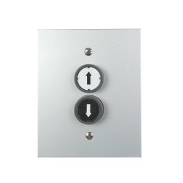 GDTE 2 2-fold push-button OPEN/CLOSE flush-mounted, metal housing, IP65